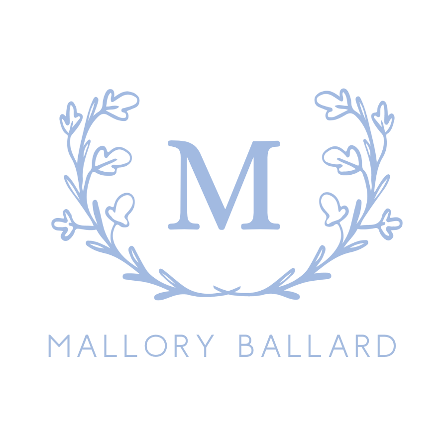 Drawn Flower Monogram Calling Card – ShooFly Paper Co.