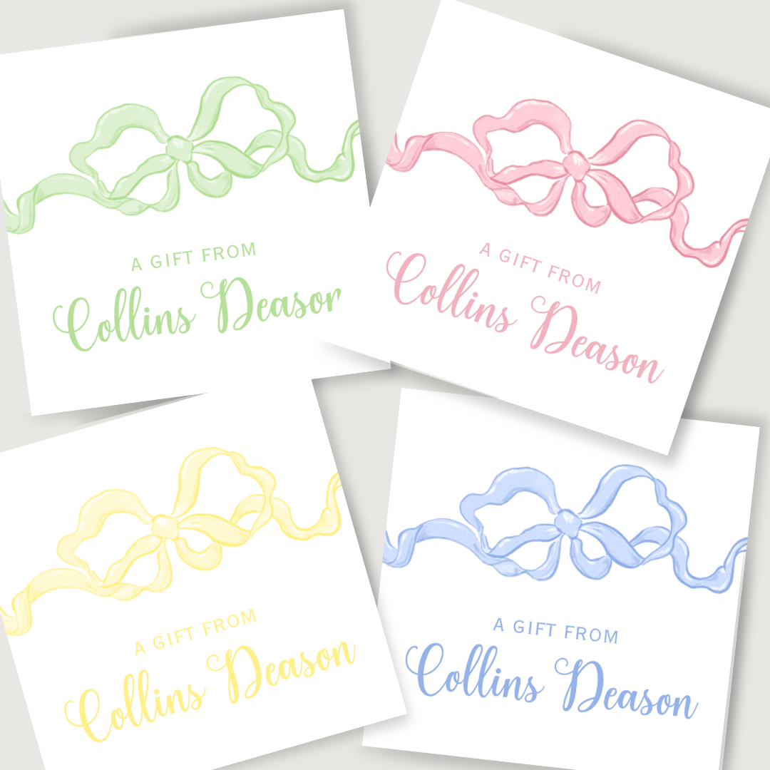 Bow Calling Card – ShooFly Paper Co.